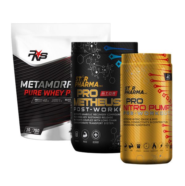 Metamorphosis Whey Protein + Pro Metheus Post-Workout + Pro Nitro Pump – PNS